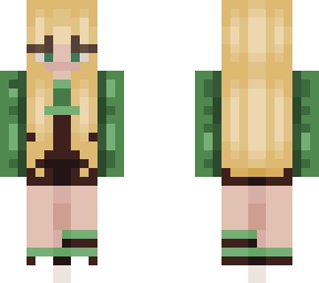 sage green raya | Minecraft Skin