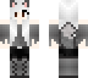 snow leopard girl revamp | Minecraft Skin