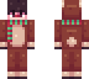 The Rudolph Skin from Bedrock | Minecraft Skin