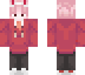 Zero two boy pogchamp | Minecraft Skin