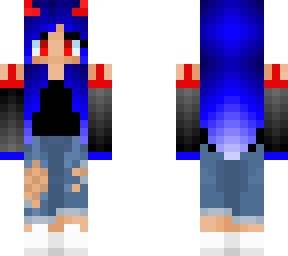 Blue devil | Minecraft Skin