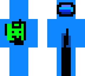 blue is the imposter | Minecraft Skin
