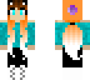 Fox hat girl | Minecraft Skin