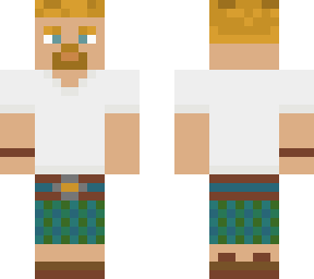 kilt and tshirt | Minecraft Skin