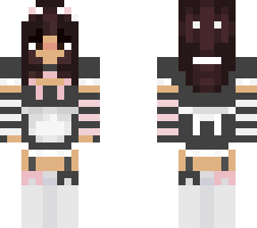 pink maid | Minecraft Skin