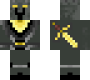 Yellow knight | Minecraft Skin