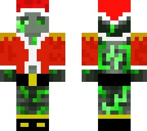 christmas green creature | Minecraft Skin