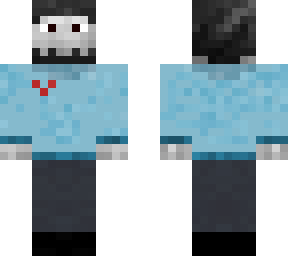 Ghost Schlatt with sweater | Minecraft Skin
