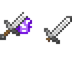 Iron Sword Minecraft Transparent