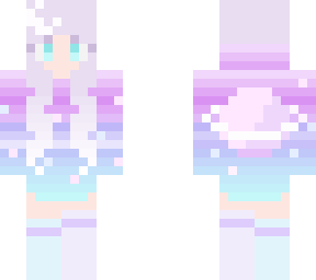 Space Gamer Girl | Minecraft Skin