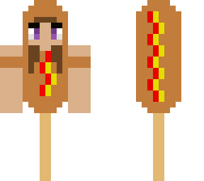 corn dog girl | Minecraft Skin