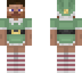 steve in dress | Minecraft Skins
