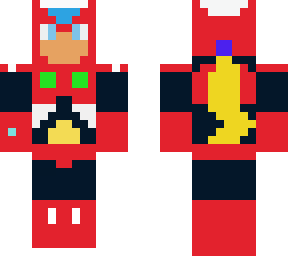 megaman zero | Minecraft Skins