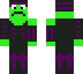 purple armor alien | Minecraft Skin
