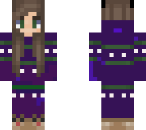 purple elf girl | Minecraft Skin