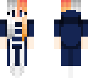Shoto Todoroki - Female - FIXED | Minecraft Skin