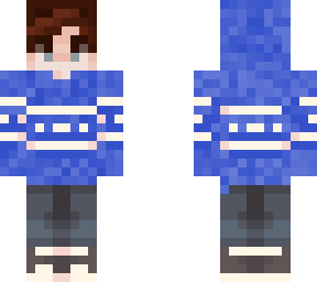 Blue Hoodie | Minecraft Skin