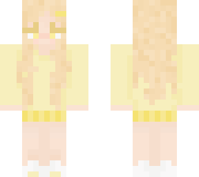 Cute yellow girl | Minecraft Skin