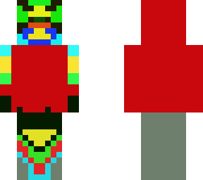 Rainbow hacker | Minecraft Skin