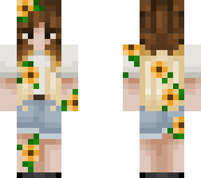 Sunflower Girl | Minecraft Skin