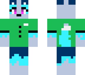 the blue wolf | Minecraft Skin