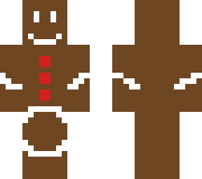 Gingerbread Man Minecraft Skins