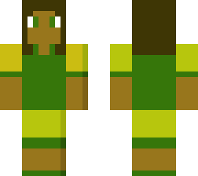 Girl Earthbender | Minecraft Skin