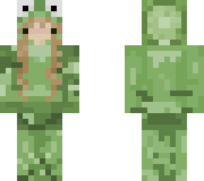 girl froggy skin for personal use | Minecraft Skin
