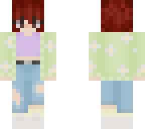 indie aesthetic girl | Minecraft Skin