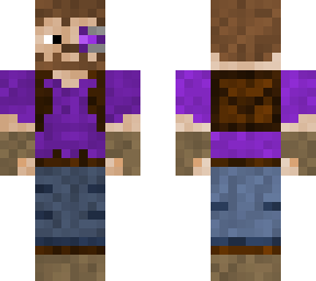 iskall85 purple edition | Minecraft Skin