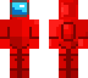 Red Crewmate | Minecraft Skin
