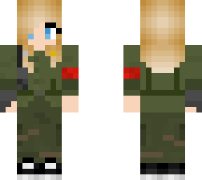 Soldier girl | Minecraft Skin
