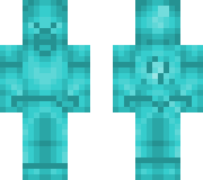 Elder Light Blue Steve | Minecraft Skin