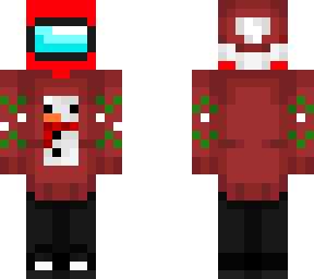 Red crewmate | Minecraft Skin