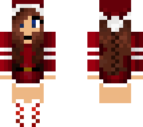 santa girl | Minecraft Skin