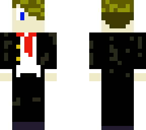 suit undone buttons | Minecraft Skin