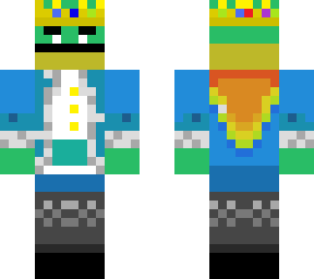 techno frog | Minecraft Skin