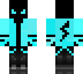Blue Lightning | Minecraft Skins