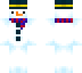 Frosty the Snowman Derpy and Cute | Minecraft Skin