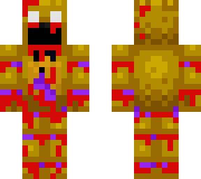 purple guy getting spring locked | Minecraft Skin