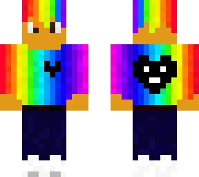 rainbow boy | Minecraft Skin