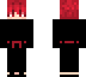 red hair & red eyes eboy | Minecraft Skin