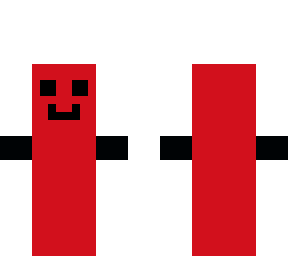 red t pose | Minecraft Skin