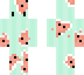 bitten watermelon fruit man minecraft | Minecraft Skins