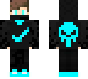 Light Blue Boy Cool Nike Skin Minecraft Skins
