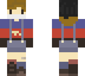 Girl in Polyamorous Sweater | Minecraft Skin