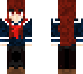 hakuno but blue woaa | Minecraft Skin