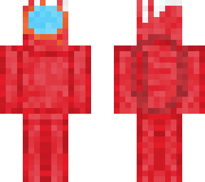 Red Crewmate | Minecraft Skin