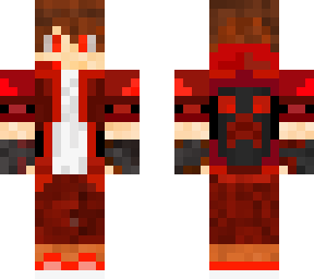 Red gamer boy | Minecraft Skin
