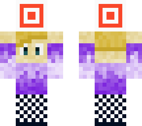 SoccerBoi2026 Holding a Target Block | Minecraft Skin